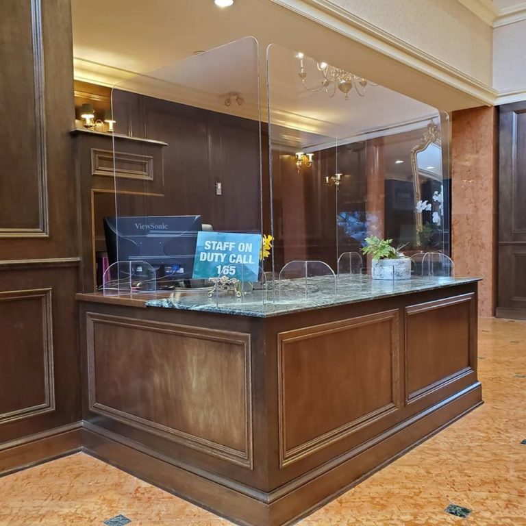 Glass Guards & Barriers | Desk & Service Counter Barriers | Provincial ...